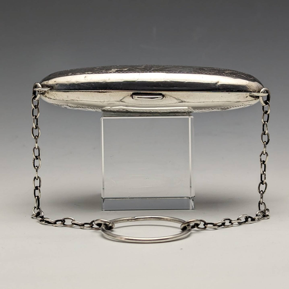 1919 British antique coin purse with sterling silver chain – SILVER-LUG